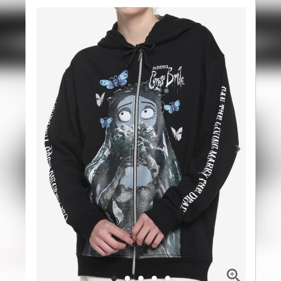 Hot Topic | Tops | Corpse Bride Zip Up Hoodie | Poshmark